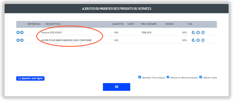 Comment créer une note de crédit ? – Cegid Invoice & Financing